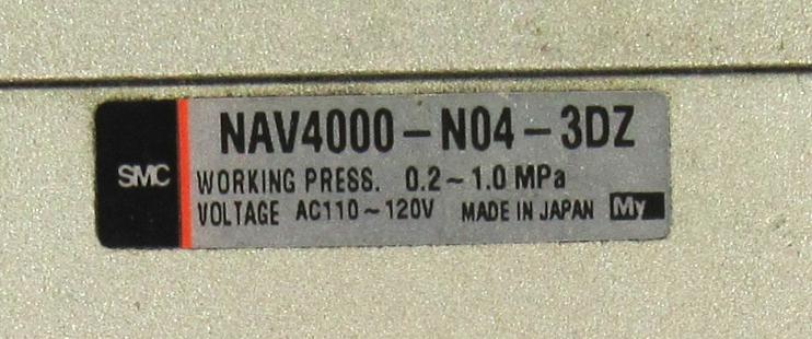 SMC NAV4000-N04-3DZ Pneumatic Valve 0.2-1.0Mpa