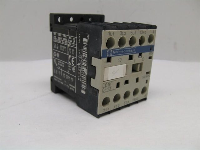 Telemecanique LC1K0610 Motor Starter Contactor 110 Vac Coil 15 Amp 3 Hp