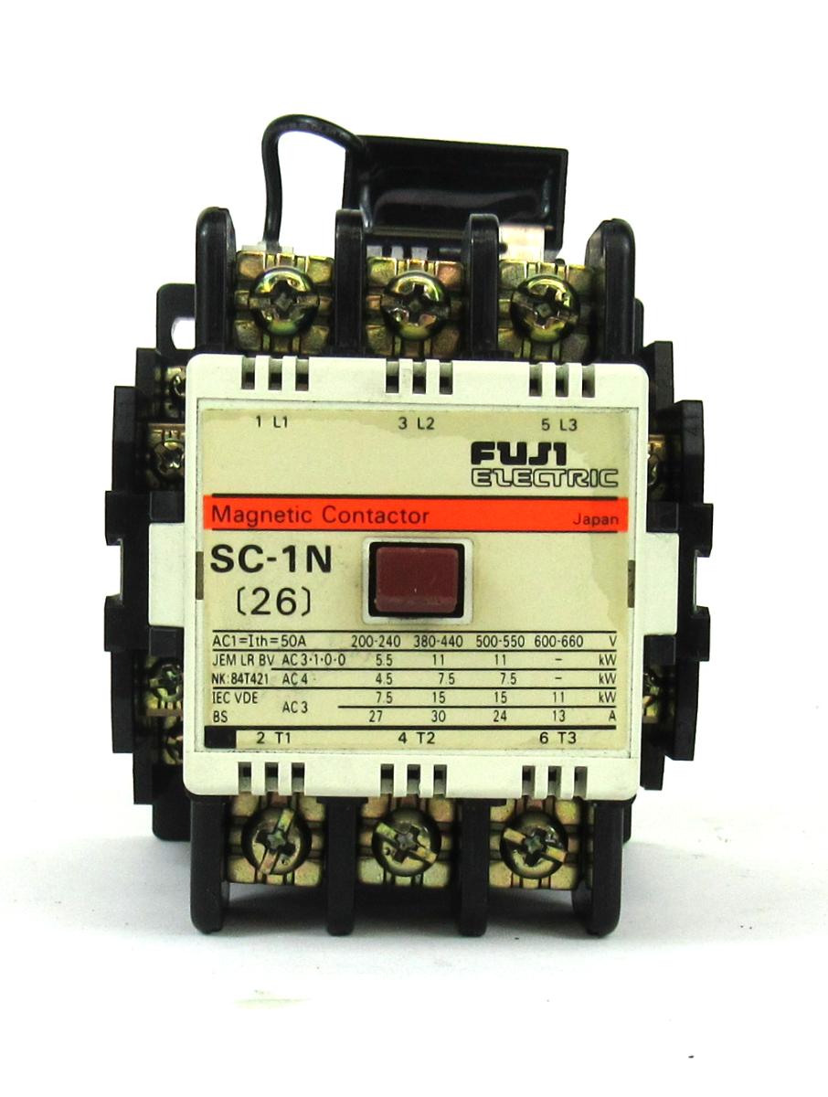 Fuji Electric SC-1N Magnetic Contactor 3PH 200-600V