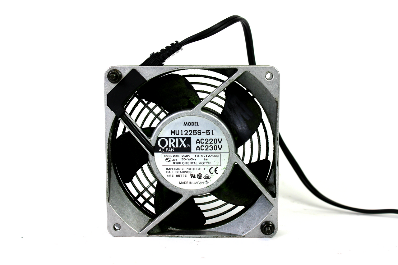 Oriental Motor MU1225S-51 AC Axial Fan, 1.6-1.9m /min Air Flow