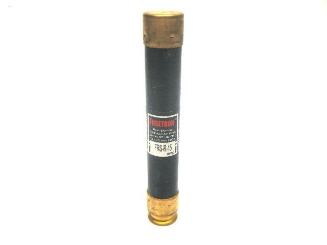 Bussmann FRS-R-15 Dual Element Time Delay Fuse 15Amp 600Vac