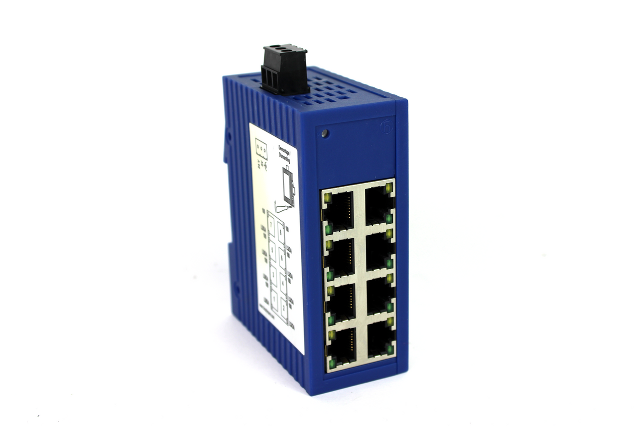 Hirschmann Spider 8TX Ethernet Rail Switch, 6-32V DC