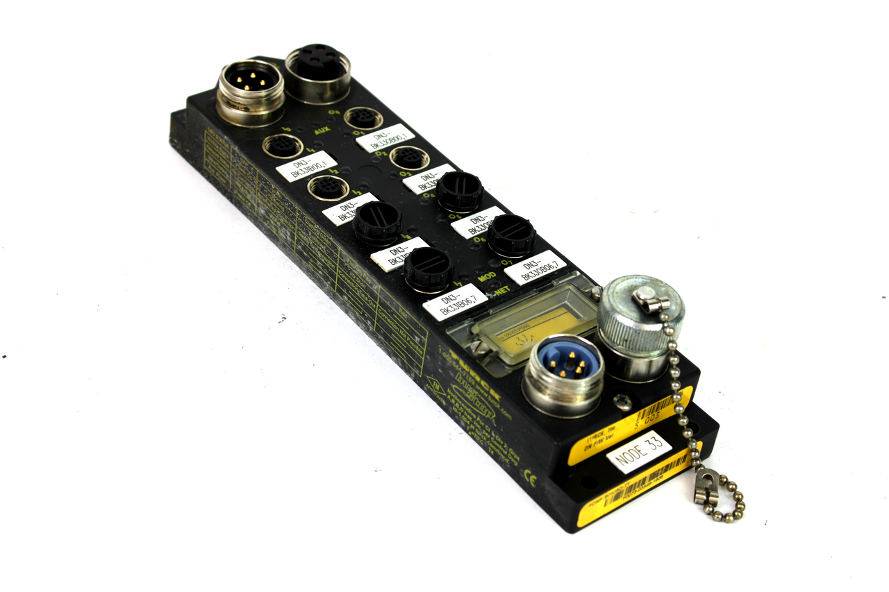 Turck FDNP-S0808G-TT I/O Module for DeviceNet 8 In / 8 Out, 11-26 VDC