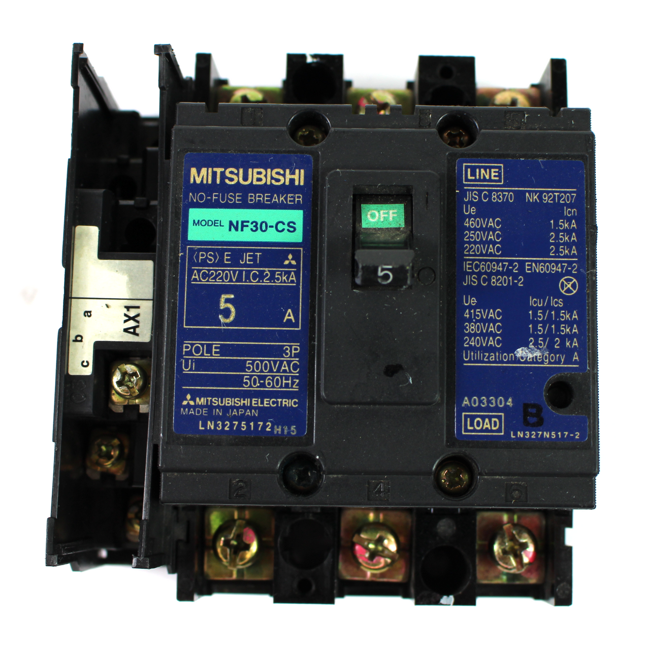 Mitsubishi NF30-CS No-Fuse Circuit Breaker 5A