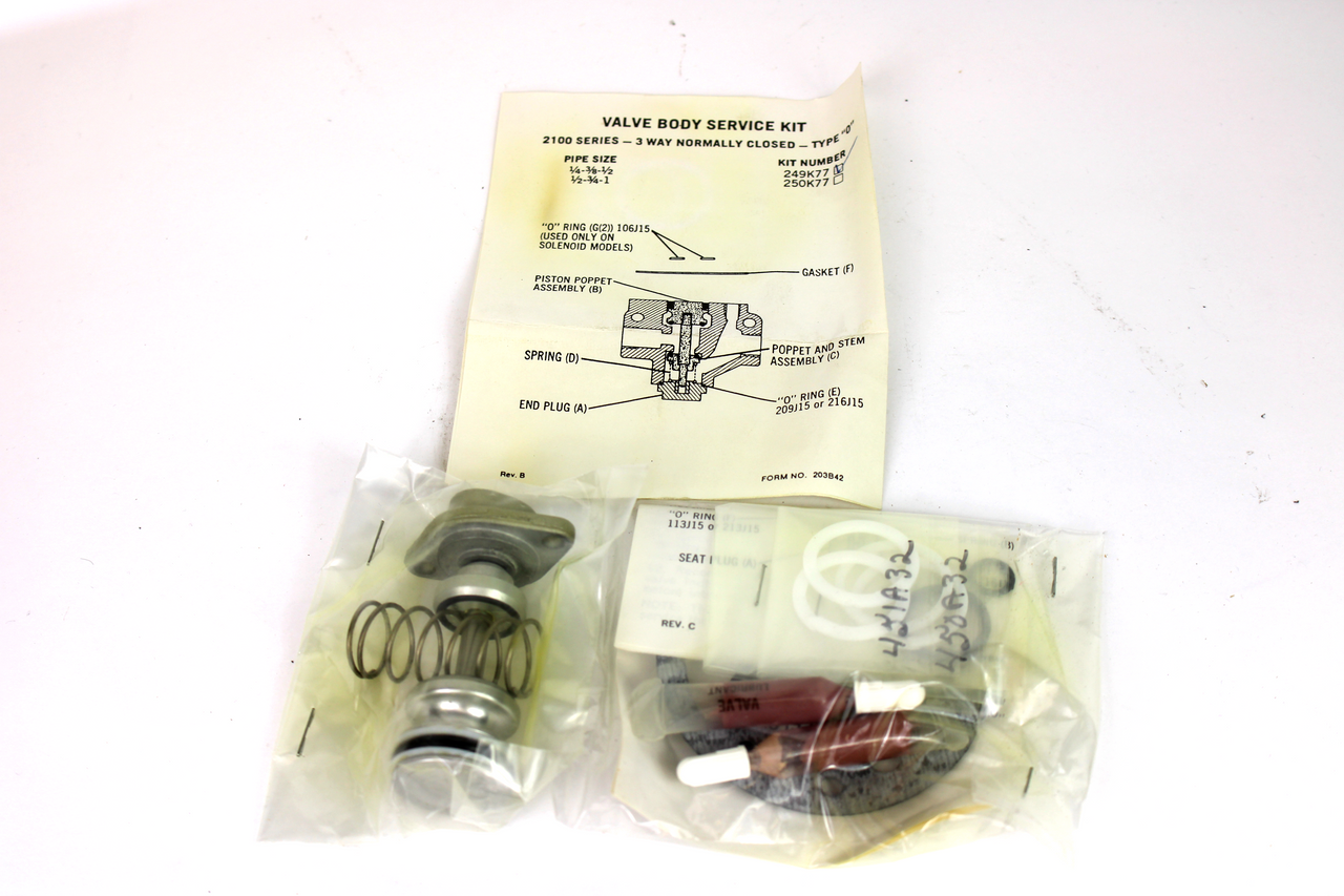 Ross 249K77 Valve Body Service Kit, 2100 Series