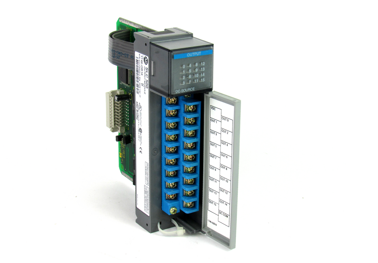 Allen Bradley 1746-OB16 Ser. D Output Module, 10-50V DC