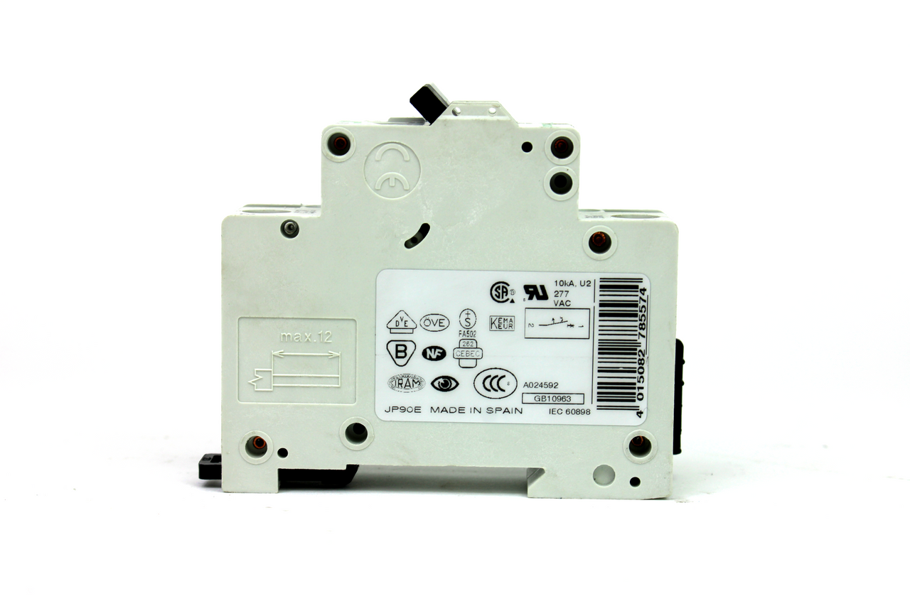 Moeller FAZ-C10/1 XPole Circuit Breaker, 10 Amp, 15kA w/ FAZ-XHI11 Aux. Contact