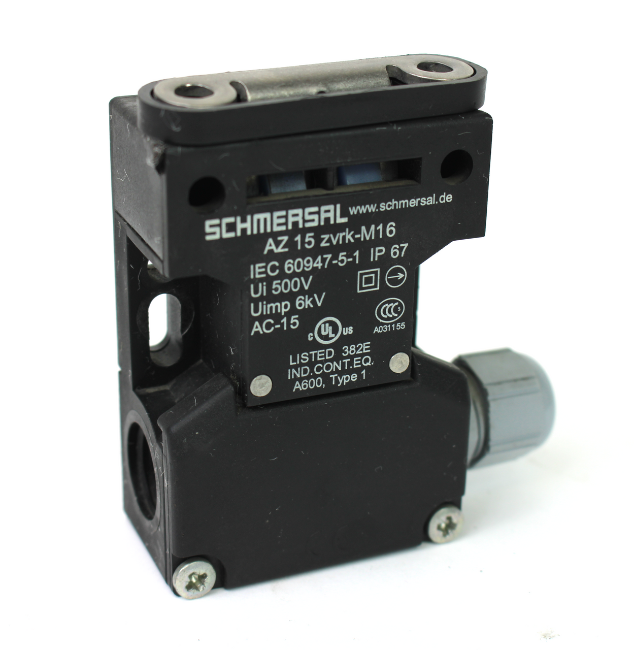 Schmersal AZ 15 ZVRK-M16 Safety Interlock Switch, AC-15, 500V