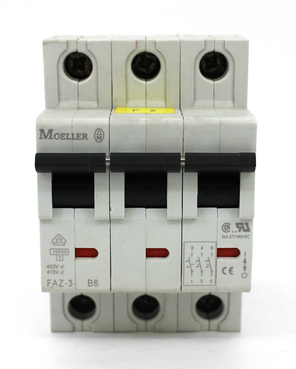 Moeller FAZ-3-B6 Circuit Breaker 3 Pole 5kA