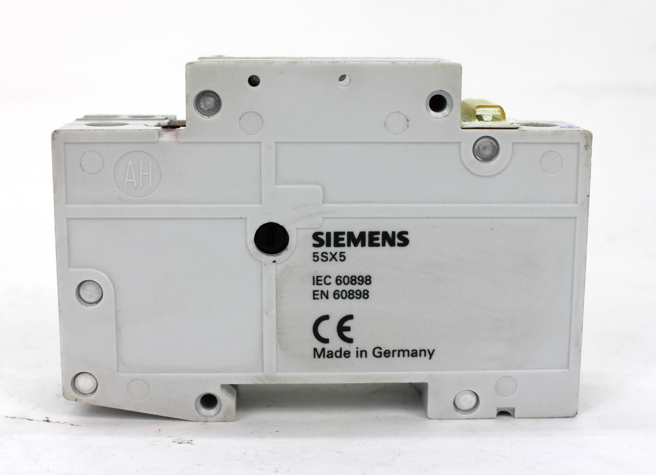 Siemens 5SX51 C10 Circuit Breaker 1Pole 10Amps w/ 5SX9100HS Auxiliary ...