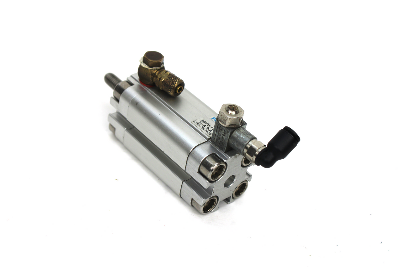 Festo ADVU-12-25-A-P-A Compact Pneumatic Cylinder, 12mm Bore, 25mm Stroke
