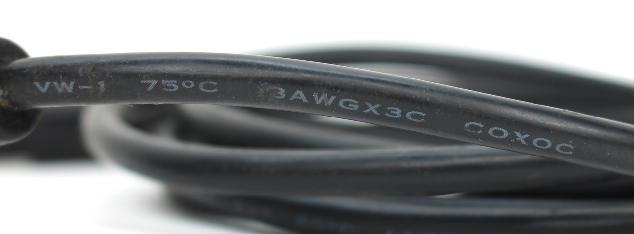 TTL E147517 COX-01 6' Round Power Cord Cable