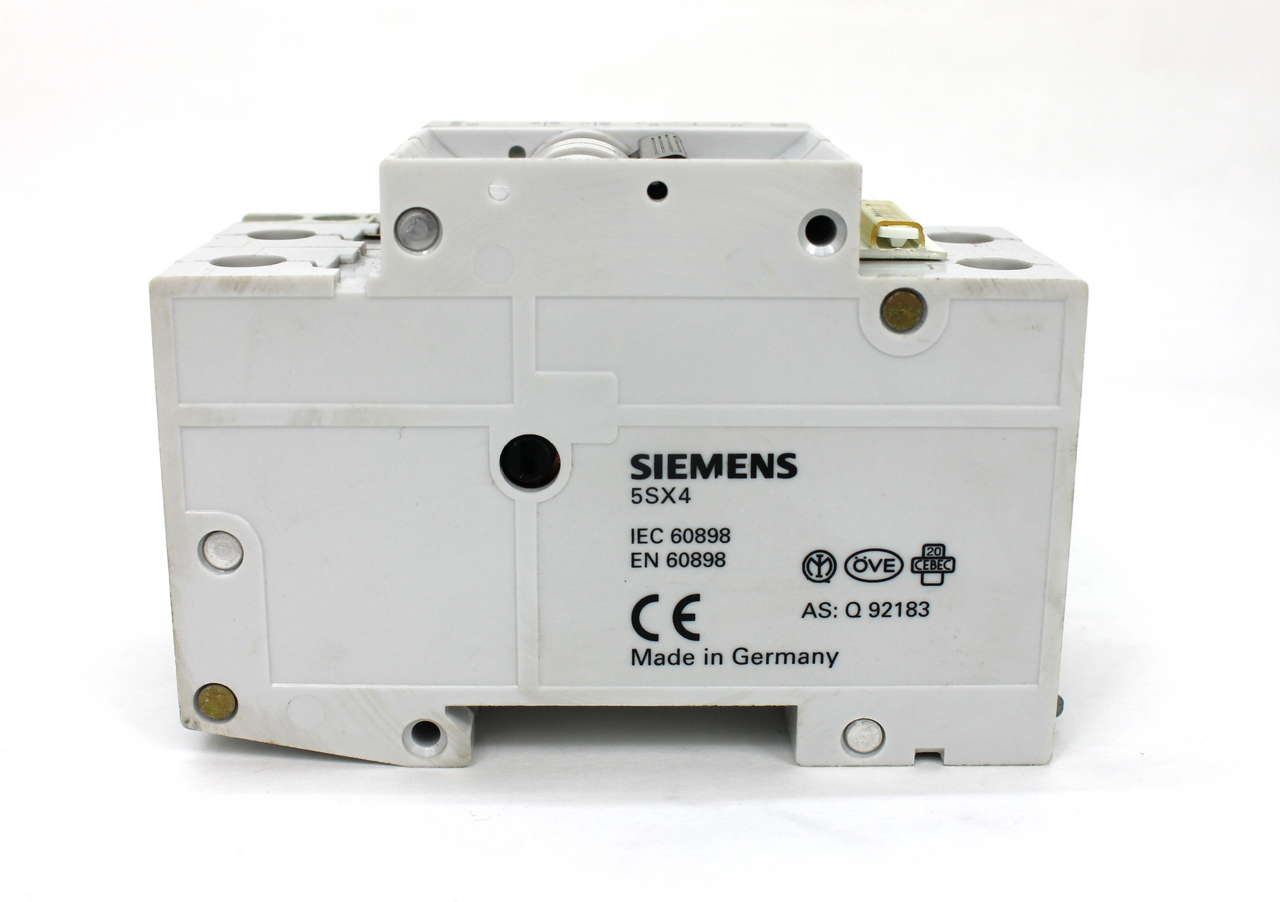 Siemens 5SX42 C6 Circuit Breaker w/ 5SX9100 Auxiliary Contact