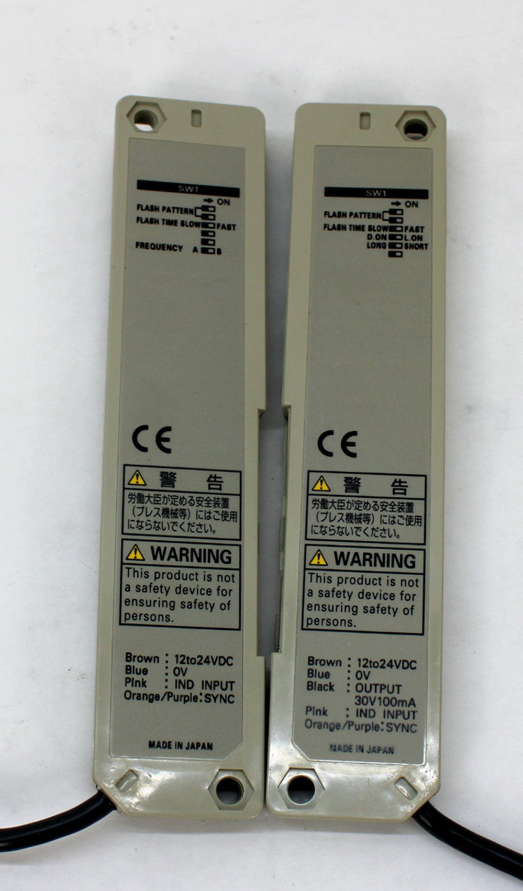Omron F3W-D052A Photoelectric Switch Transmitter & Receiver, 12to24VDC