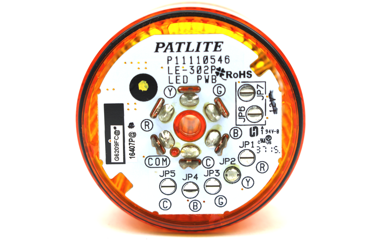 Patlite LE-302P Amber LED Light Tower Lens, 12V