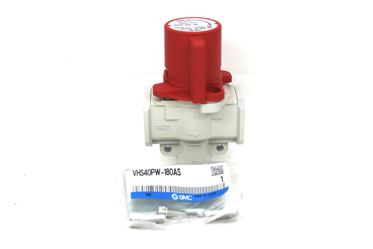 NEW SMC VHS40-04A-BS Pneumatic Lock Out Pressure Relief Valve, 1/2" Port