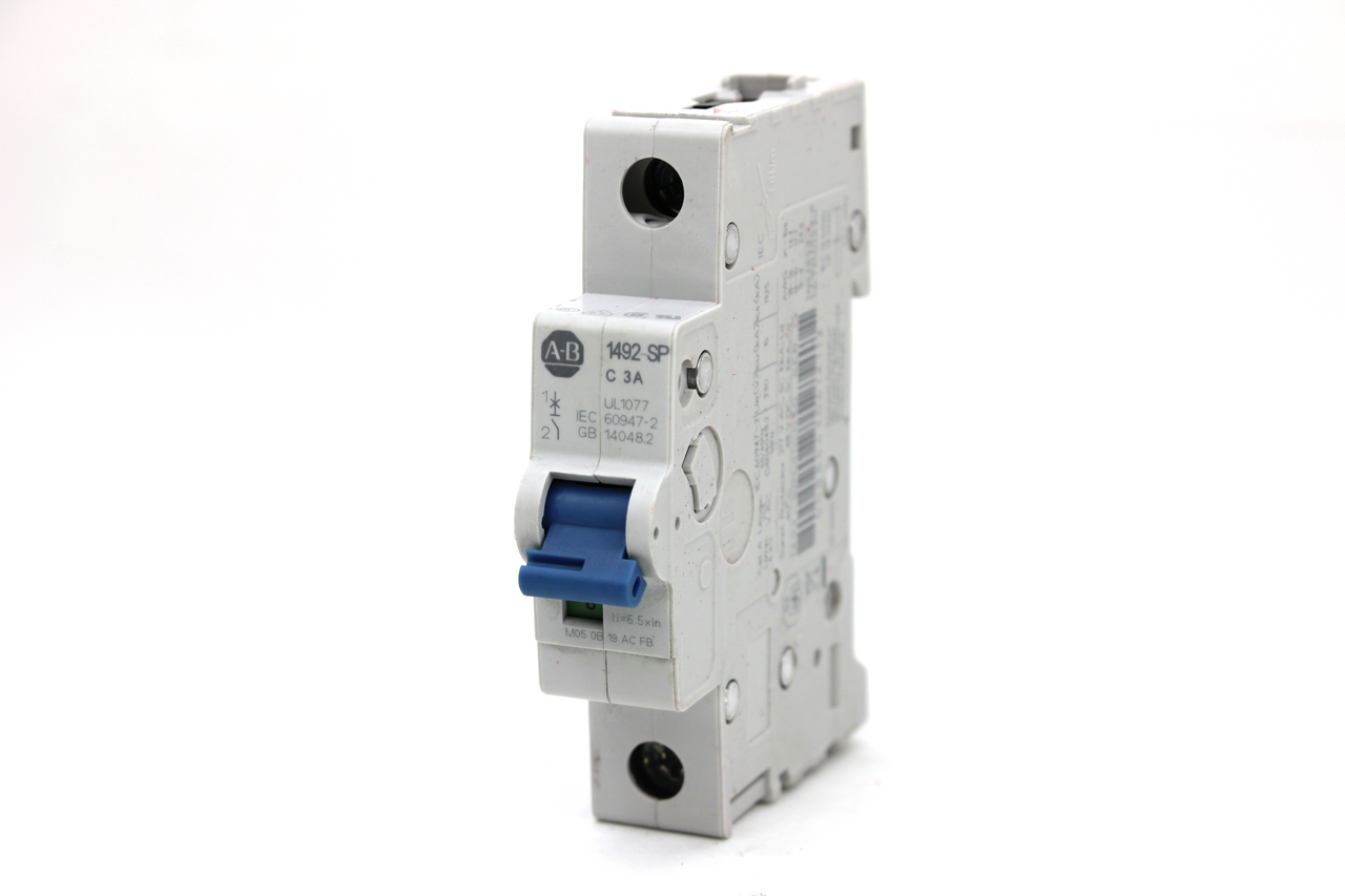 Allen Bradley 1492-SPM1C030 Ser. D Circuit Breaker, 3 Amp, 1-Pole