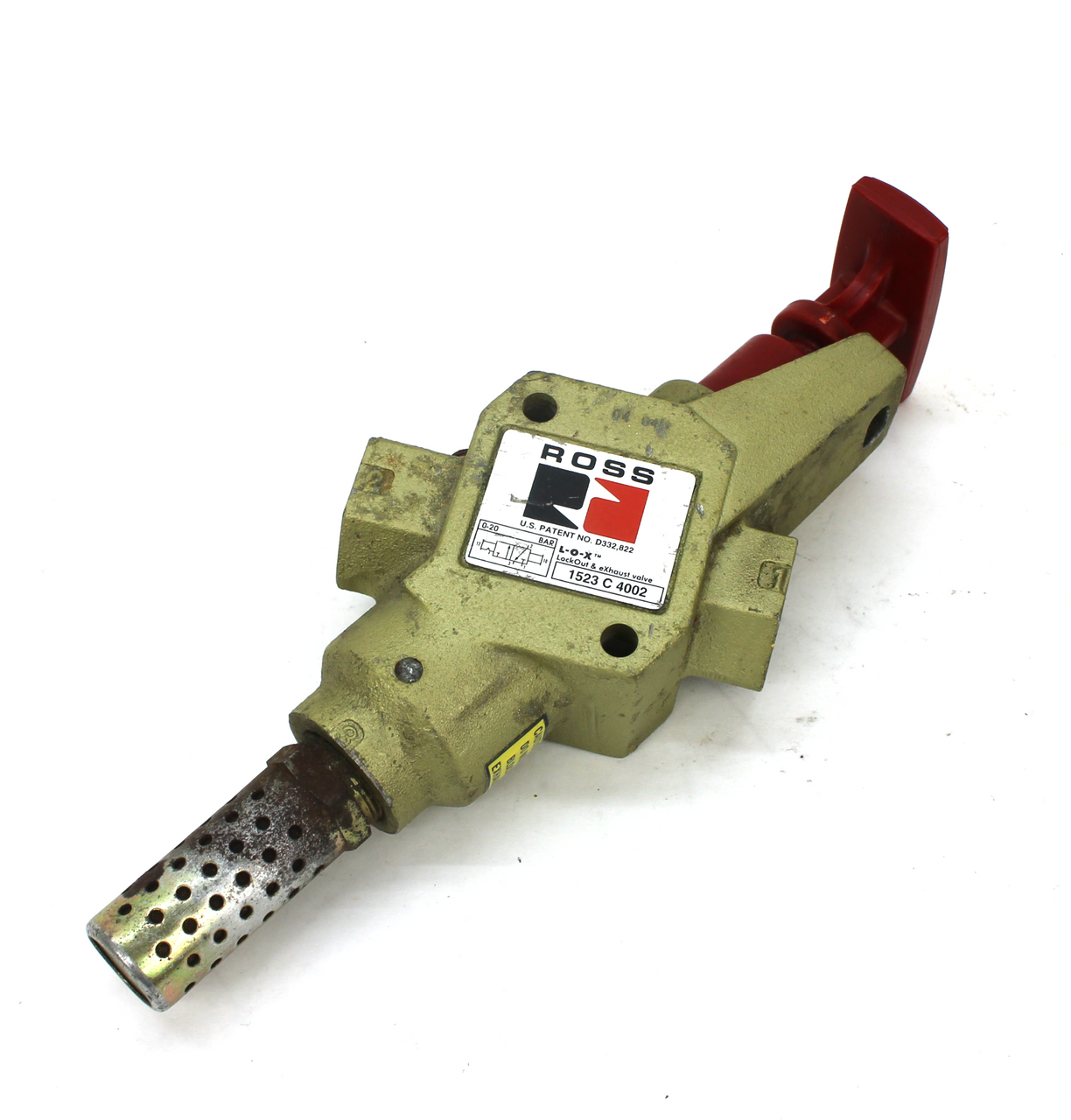 Ross 1523 C 4002 Lockout & Exhaust Valve, 0-20 Bar