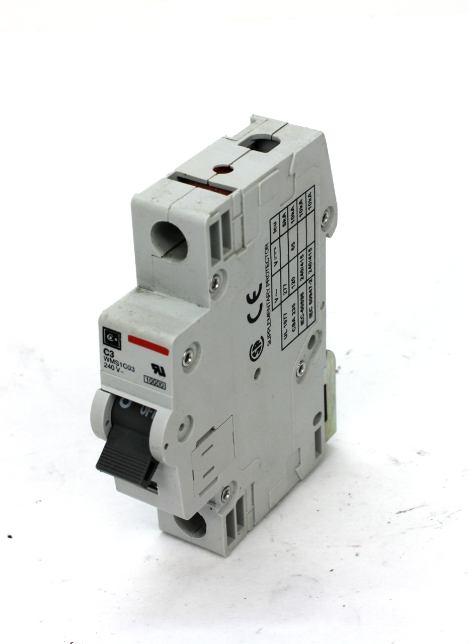 Cutler-Hammer WMS1C03 C3 Circuit Breaker, 240V, 3A