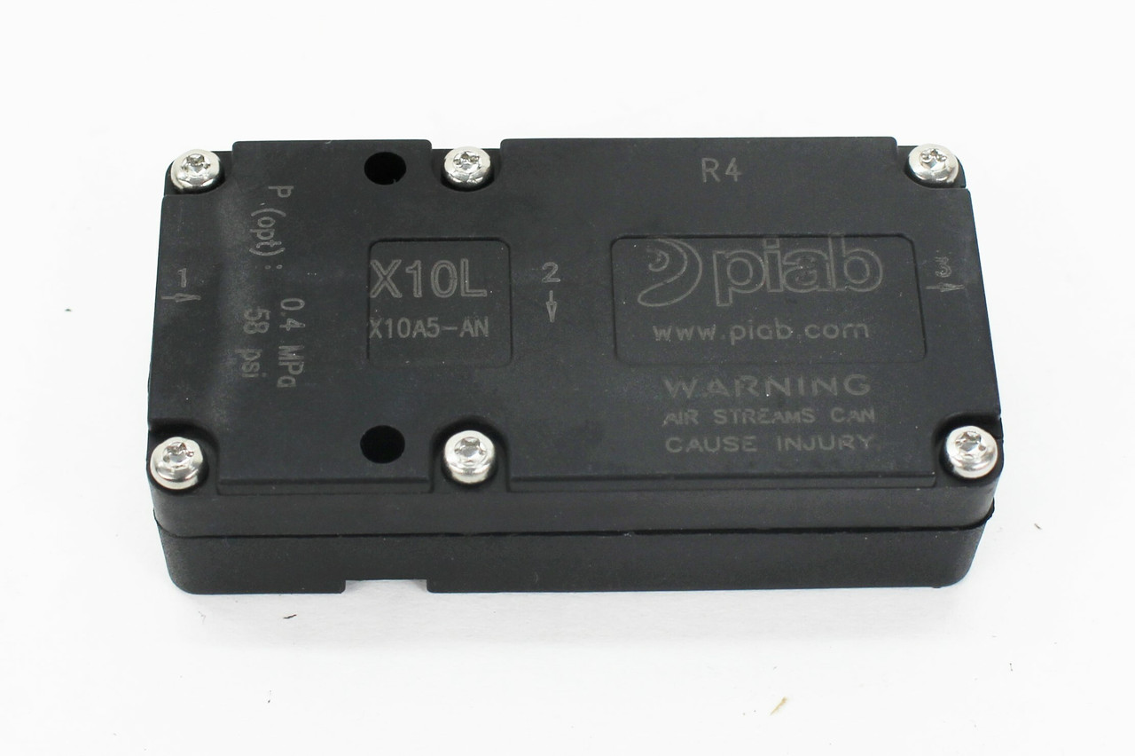 Piab 3222157 Mini Vacuum Pump X10L, X10A5-AN, 58psi 0.4MPa NEW