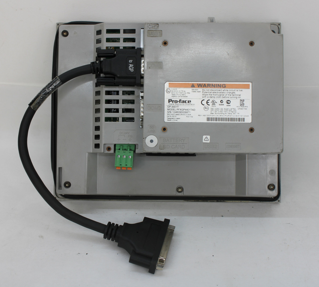 Proface PFXGP4401TAD Touch Screen Panel 24VDC