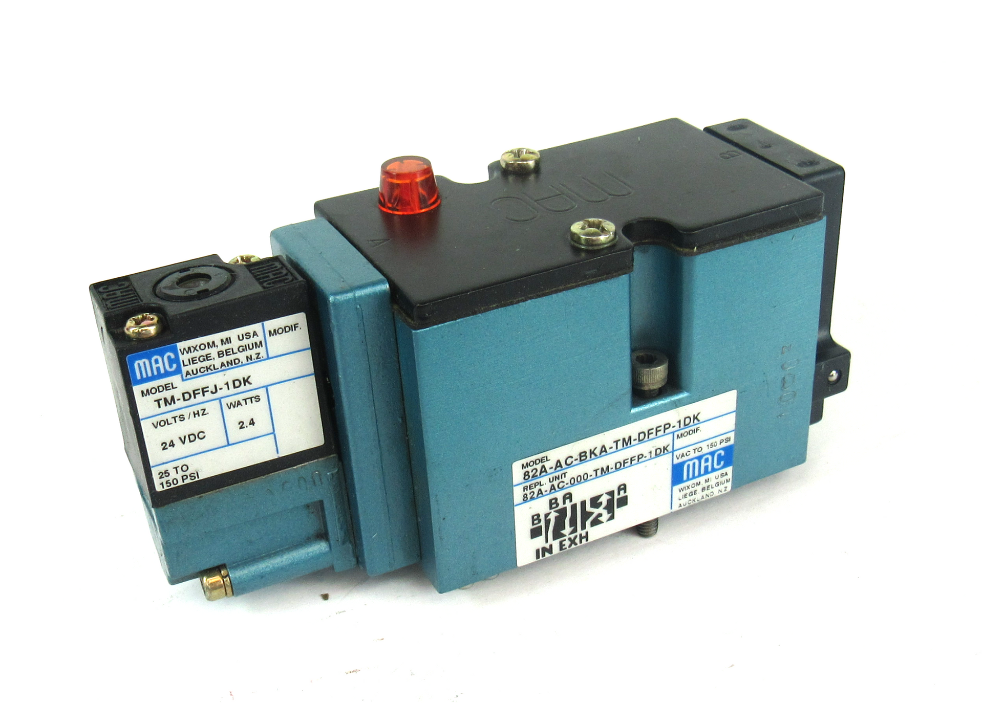 MAC 82A-AC-BKA-TM-DFFP-1DK Solenoid Valve TM-DFFJ-1DK