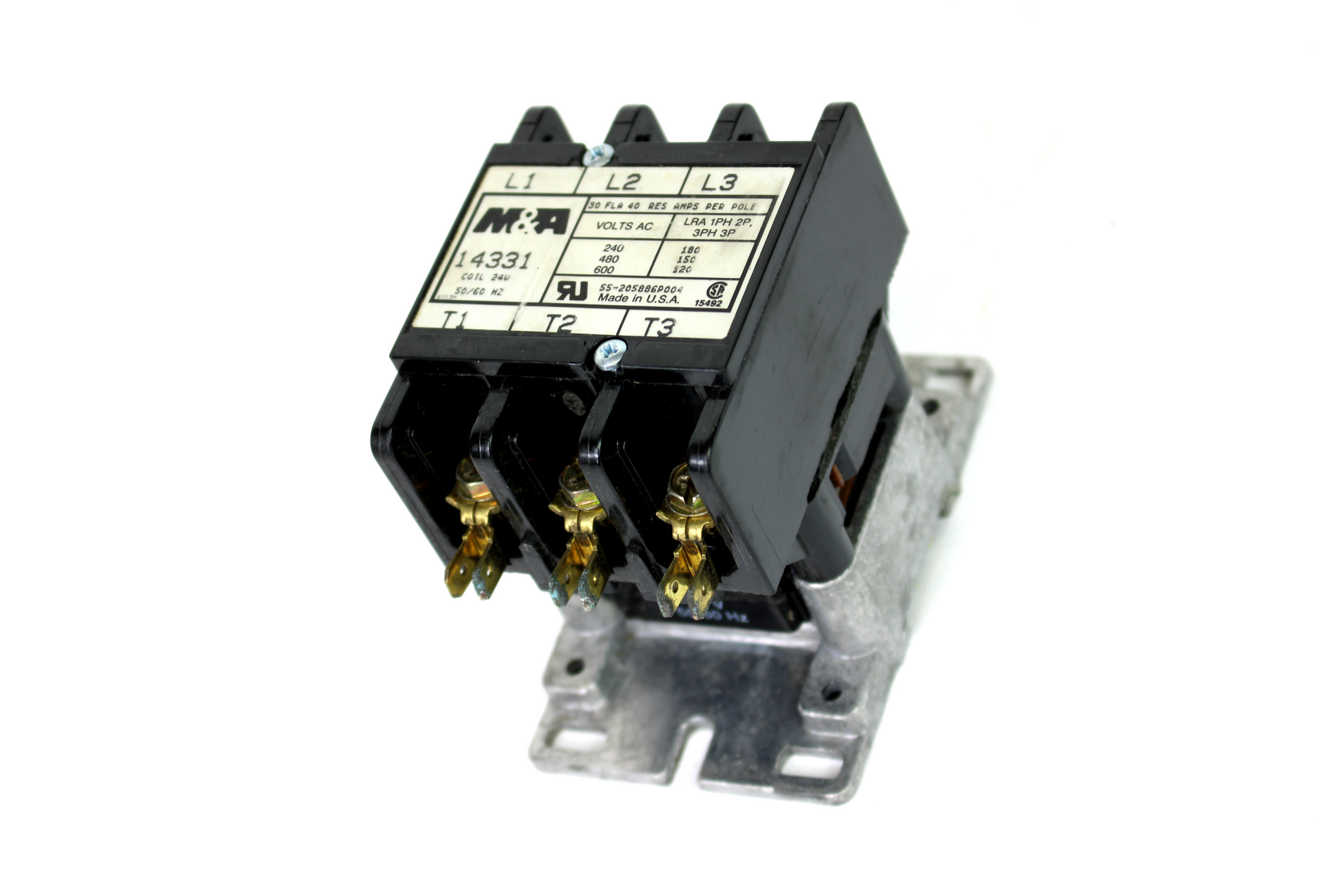 Motors & Armatures 14331 Definite Purpose Contactor, 30 Amp, 3-Pole