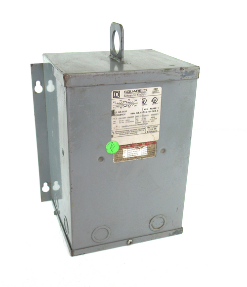 Square D 9070T2000D1 General Purpose Transformer 2Kva 220-480 Pri. 120V ...