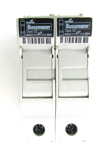 Bussmann Fuse Holder 30 Amp 600AC 2 Pole CHCC2DU Class CC