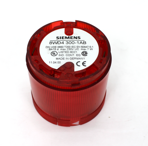 Siemens 8WD4 300-1AD Amber Stack Light