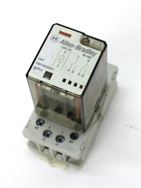 Allen Bradley 700-HA32A2 Ser. D General Purpose Relay, 240V AC, 10 Amp ...