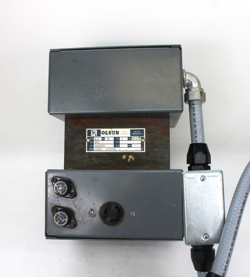 Olsun 11989 Dry Type Transformer, 480 Hv, 1 Phase