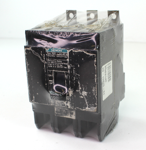 Siemens BQD3100 Circuit Breaker Bolt-On 3 Pole Used