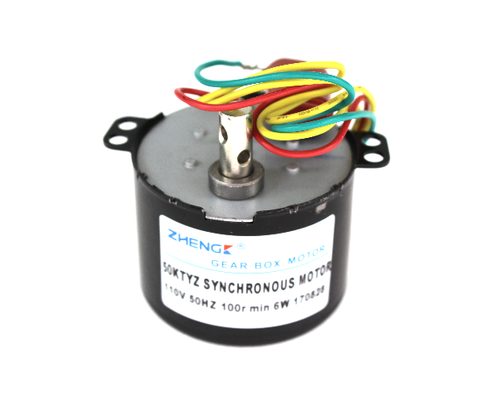 Zheng 50KTYZ AC Synchronous Gear Motor, 110V, 50HZ, 6W