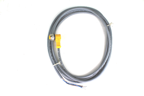 Hydac Tech - Hycon Division ZBE 06-02-4 4-Pole M12 Connector Cordset ...