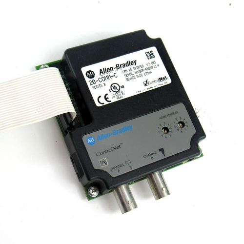 Allen Bradley 20-COMM-C Ser. B ControlNet Communication Adapter, 5V DC