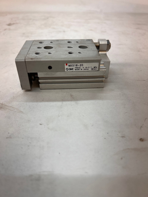 SMC MXS16-20 Slide Table, Dual Rod Guided Cylinder 16mm Bore 20mm Stroke