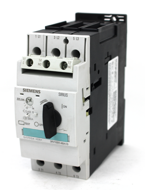 Siemens 3RV1031-4BA10 Motor Protection Circuit Breaker