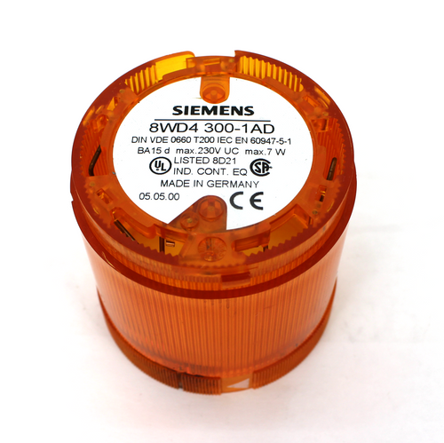Siemens 8WD4 300-1AD Amber Stack Light