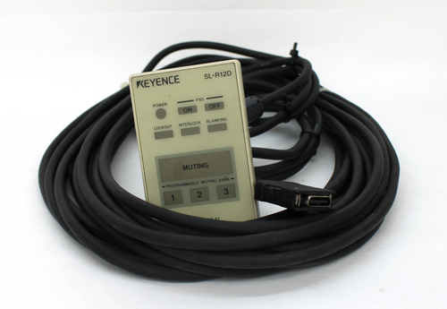 Keyence SL-R12D Status Display Unit For Safety Light Curtain w/ OP42383 ...