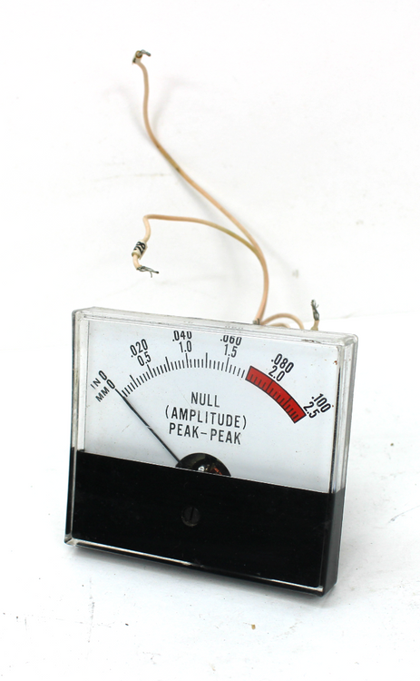 Eil Instruments JE/MS-2 Null Amplitude Peak-Peak Panel Meter Gauge