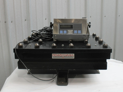 Pennsylvania 24 1/2"x18 1/2" Roller Table Top Scale W/ 7500 Scalehead