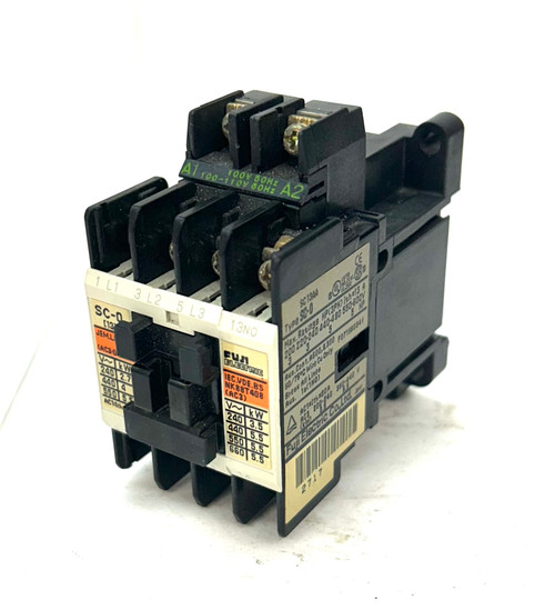 Fuji Electric SC-0 SC13AA Motor Starter, 100-110 Coil Voltage