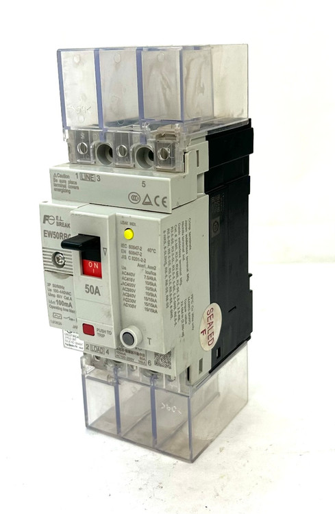 Fuji EW50RBGU-3P050 Circuit Breaker, 2-Pole, 50A