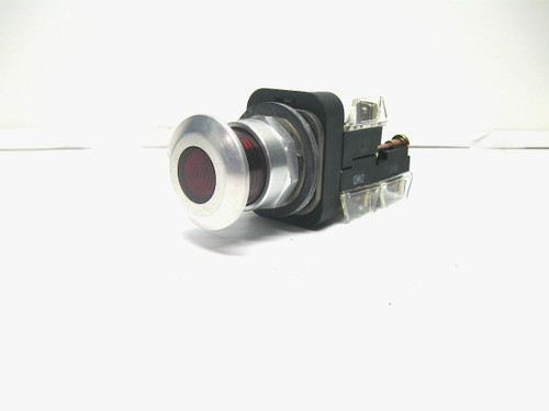Allen Bradley 800T-FXQ24 A1 Red Illuminated Pushbutton 24 Vac/Vdc Series T