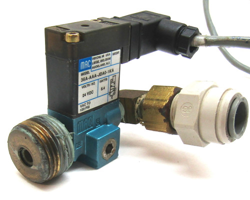 MAC 36A-AAA-JDA0-1KA Solenoid Valve 24VDC, 5.4W, 120 PSI