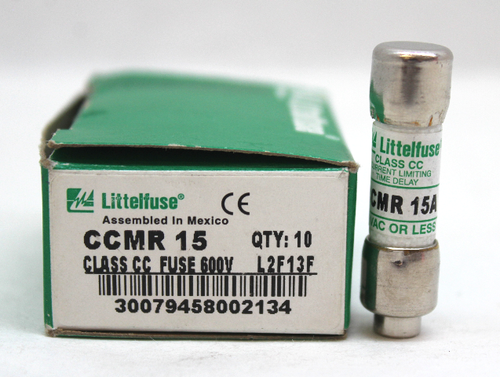 Littelfuse CCMR 15A Class CC Fuse 600V