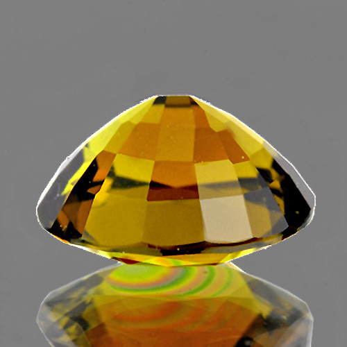 7.5x5.5 mm Oval 1.22ct AAA Fire Natural Intense Golden Yellow ...