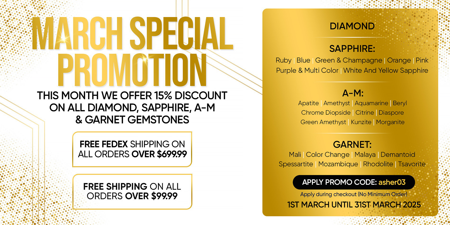 AsherGems: Natural Loose Gemstones Wholesale