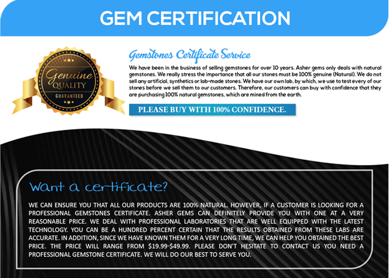 Gemstone Certificate gemstone-certificate
